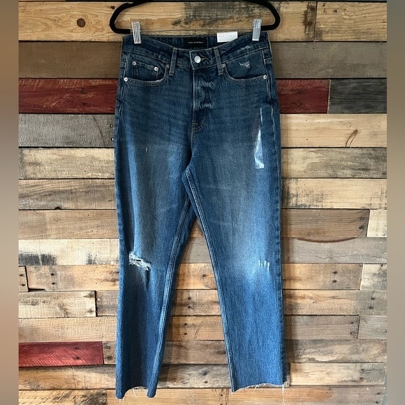 Free Assembly | Jeans | Free Assembly Super High Rise Straight Mid Wash ...